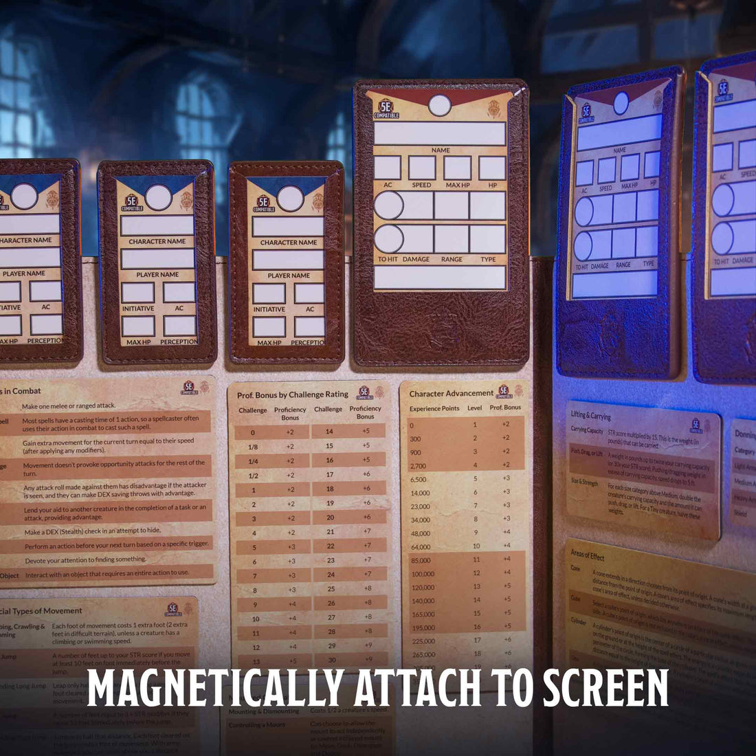 Ultimate Bundle (Brown) - Complete Game Master Screen Kit for D&D, Pat ...