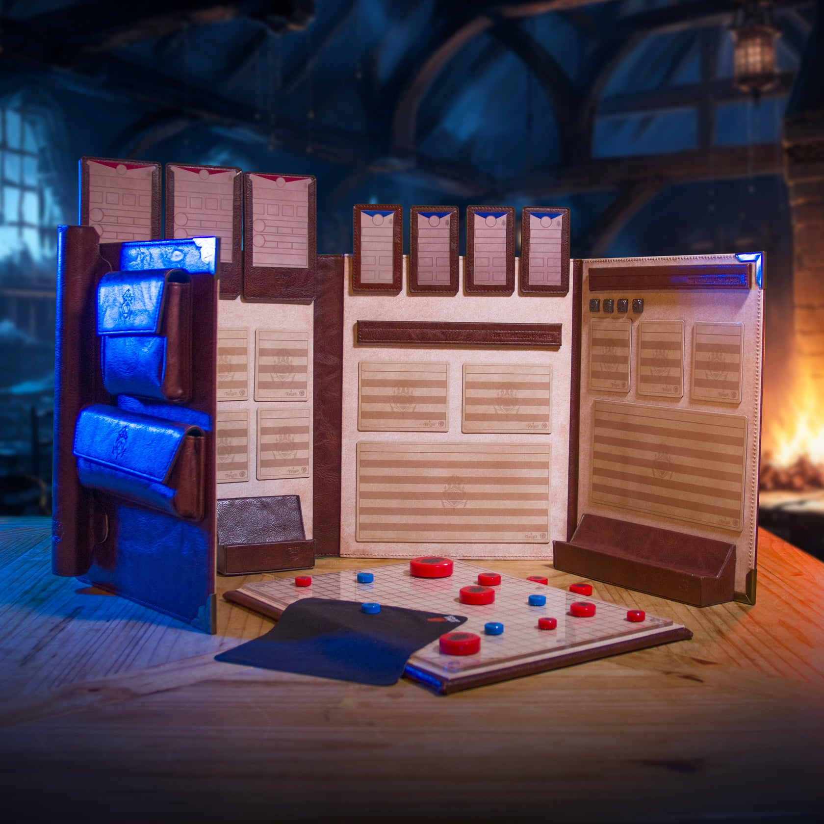 Ultimate Bundle (Brown) - Complete Game Master Screen Kit for D&D, Pat ...