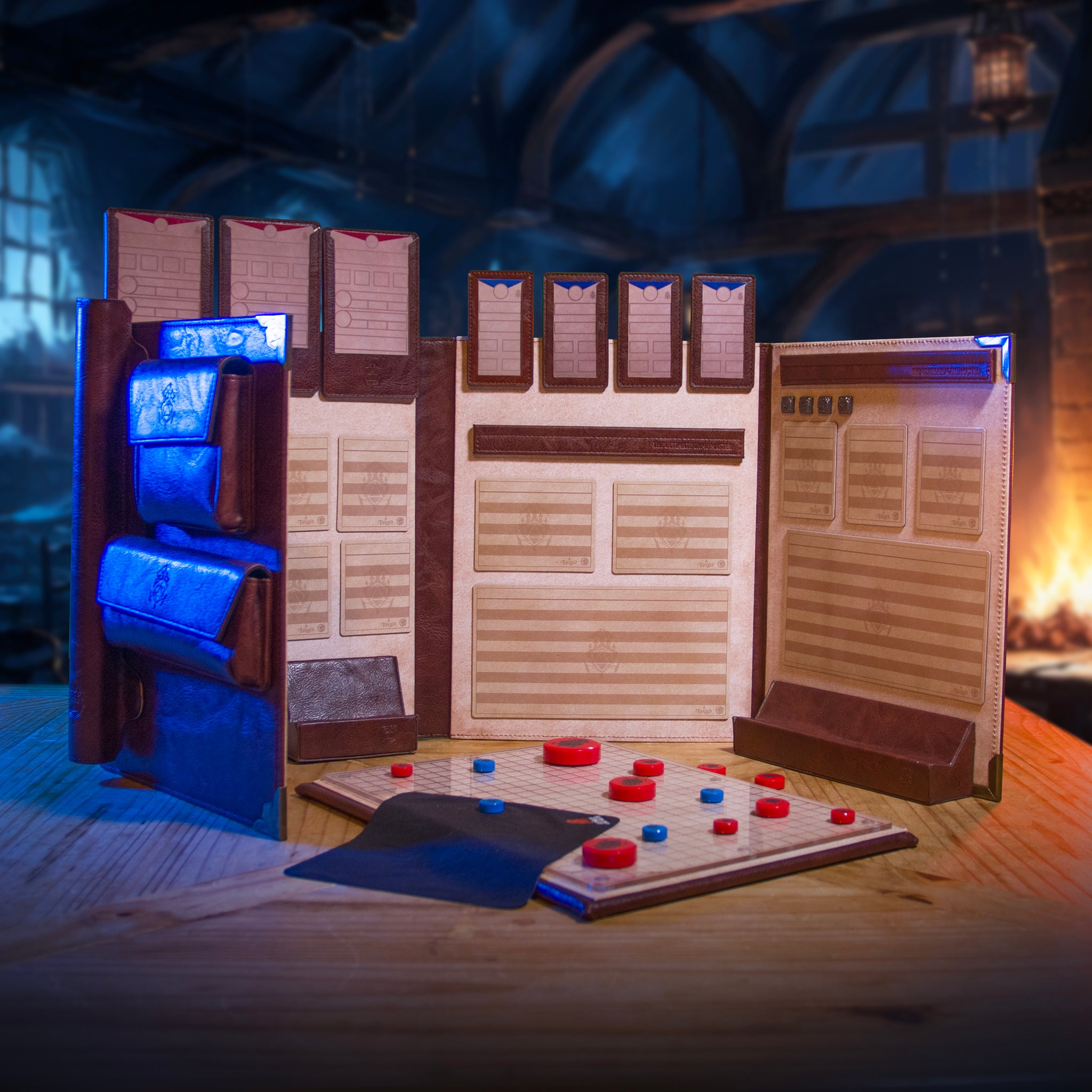 Ultimate Bundle (Brown) - Complete Game Master Screen Kit for D&D, Pat ...